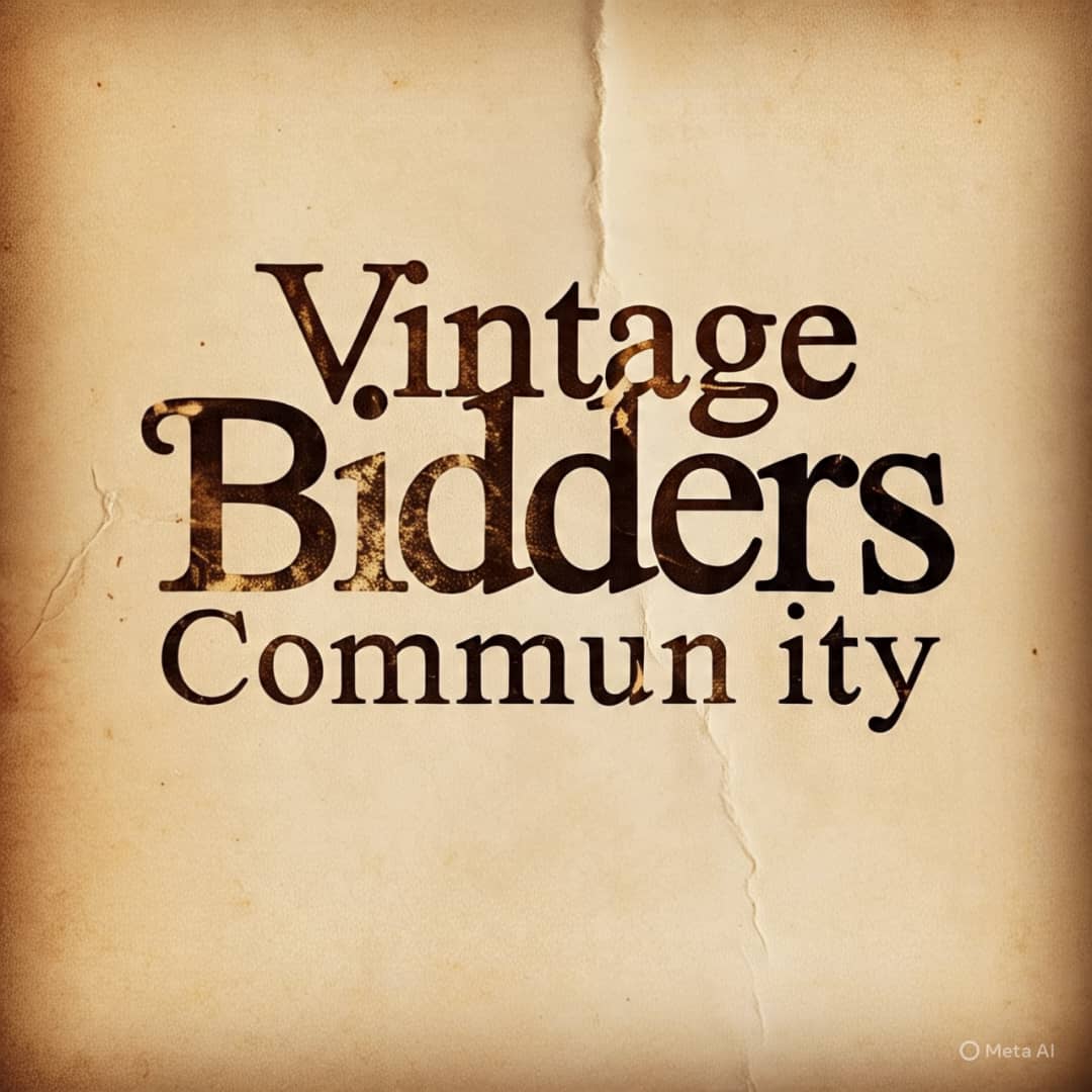 Vintage Bidders Community - Join Today